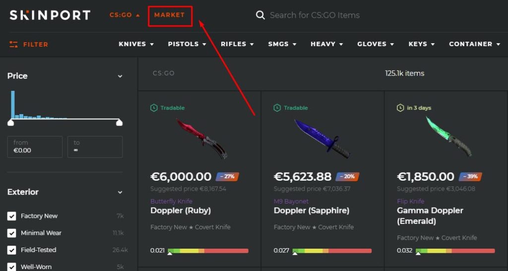 SkinPort Guide: How to Buy and Sell CS:GO Skins? – CSGO Ranks